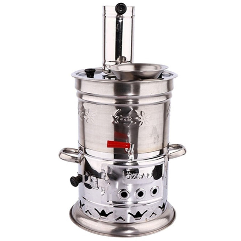 Turkish Samovar Tea Kettle, Camping Water Boiler Teapot, Semaver ...